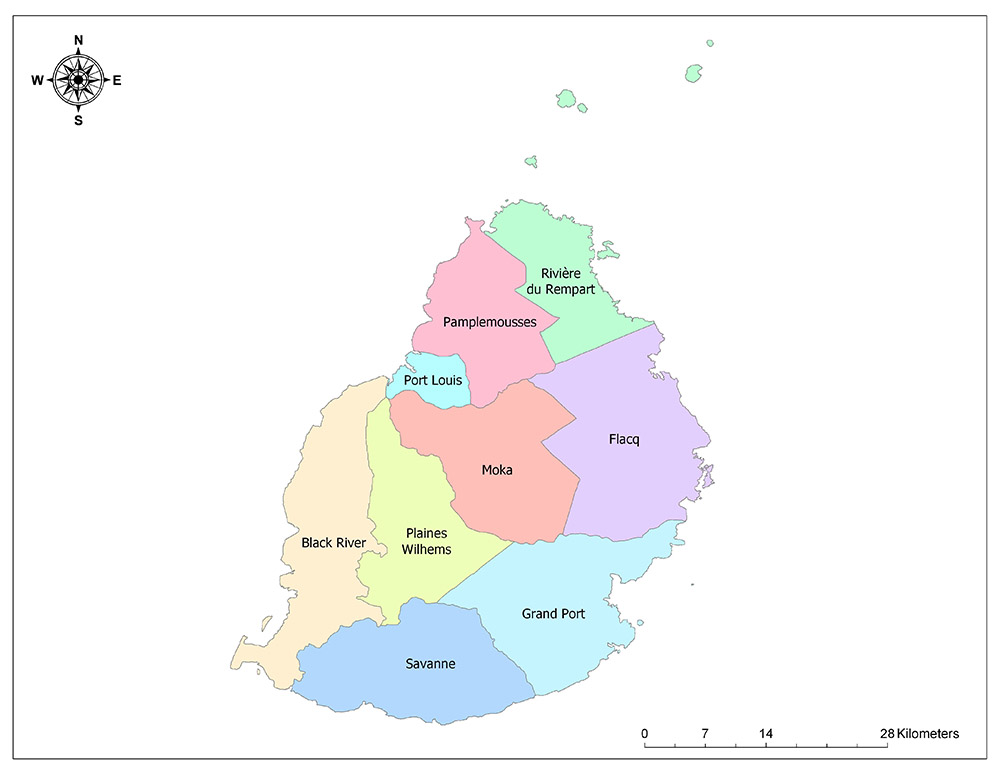 Districts Of Mauritius Mappr Districts Of Mauritius Mappr