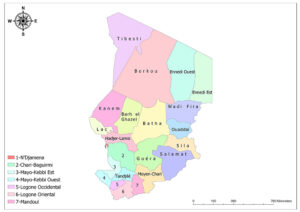 Regions of Chad | Mappr