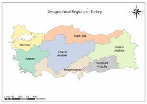 Geographical Regions of Turkey | Mappr
