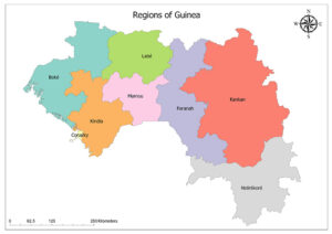 Regions of Guinea | Mappr