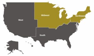5 US Regions Map and Facts | Mappr