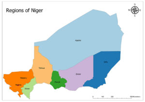 Regions of Niger | Mappr