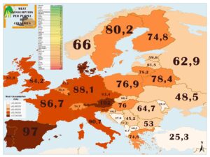 Meat Consumption by Countries | Mappr