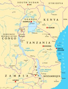 The Largest Lakes in Africa (with Map and Images) | Mappr