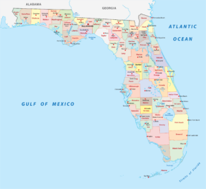 Florida Counties Map | Mappr