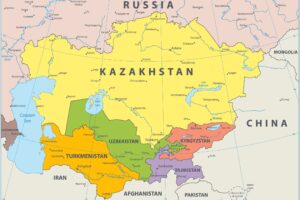 Central Asia Map and Countries | Mappr