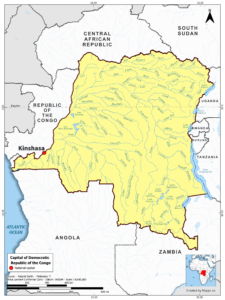 Democratic Republic of the Congo Maps | Mappr