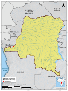 Democratic Republic of the Congo Maps | Mappr