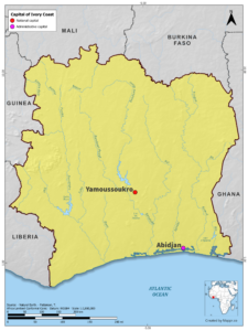 Ivory Coast Maps | Mappr
