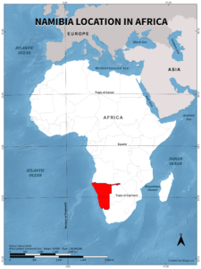 Namibia Maps | Mappr