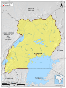 Uganda Maps | Mappr