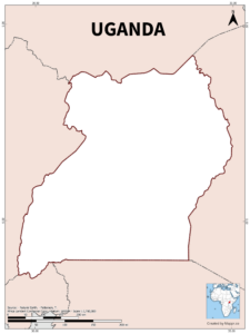 Uganda Maps | Mappr