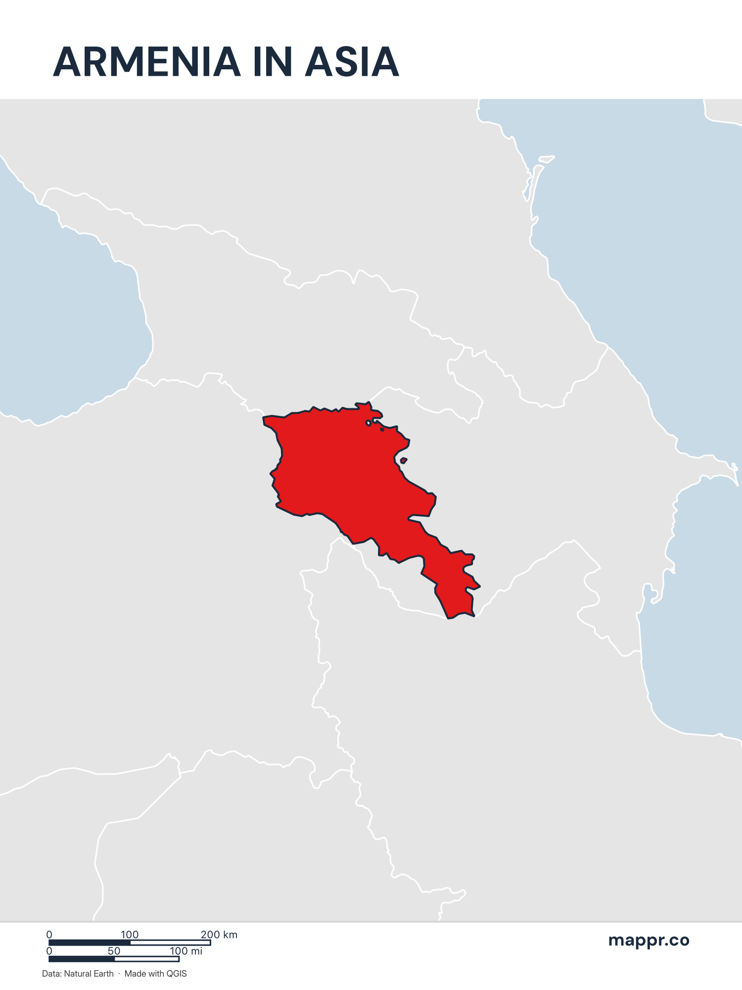 Armenia Maps — Free Printable Maps of Armenia | Mappr