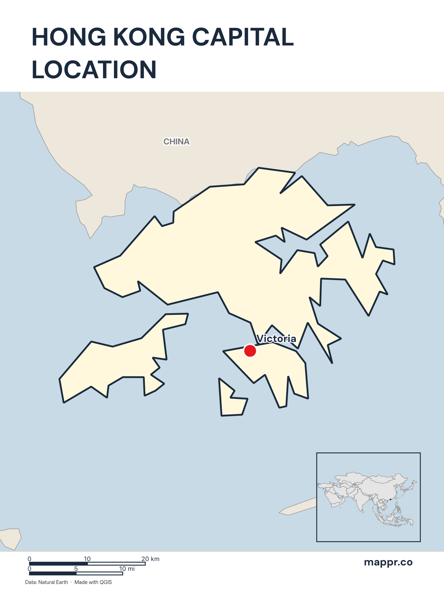Hong Kong Maps — Free Printable Maps of Hong Kong | Mappr