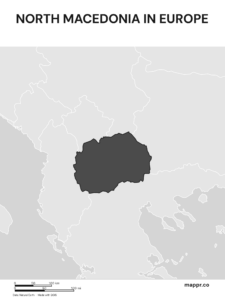 North Macedonia Maps — Free Printable Maps of North Macedonia | Mappr