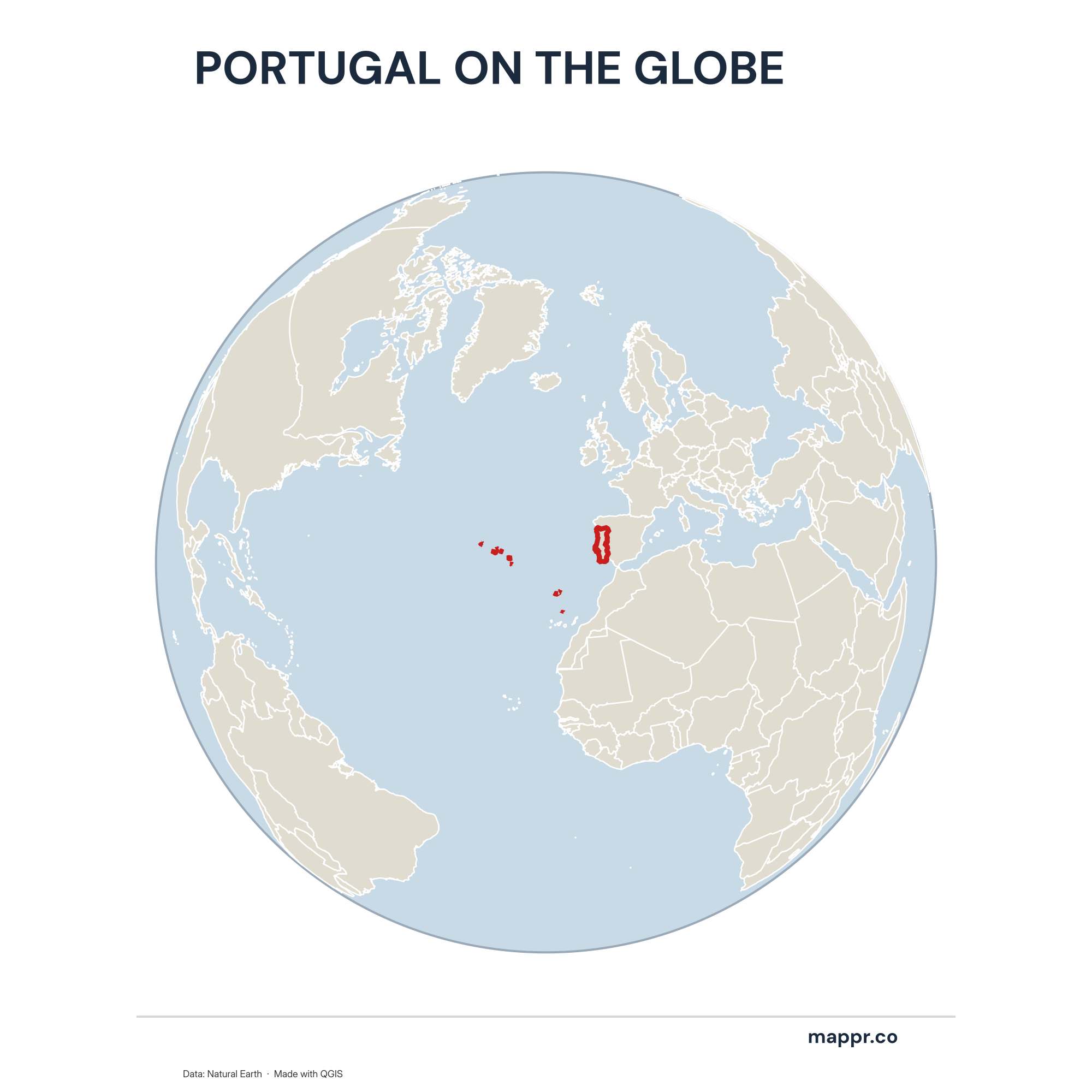 Portugal Maps — Free Printable Maps of Portugal | Mappr