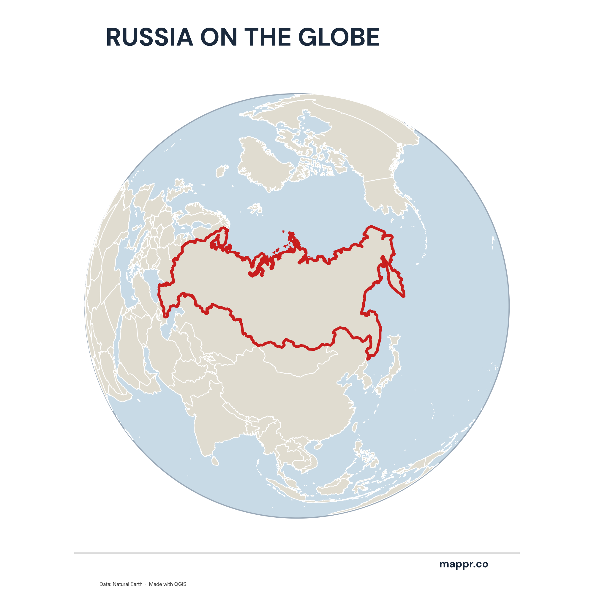 Russia Maps — Free Printable Maps of Russia | Mappr