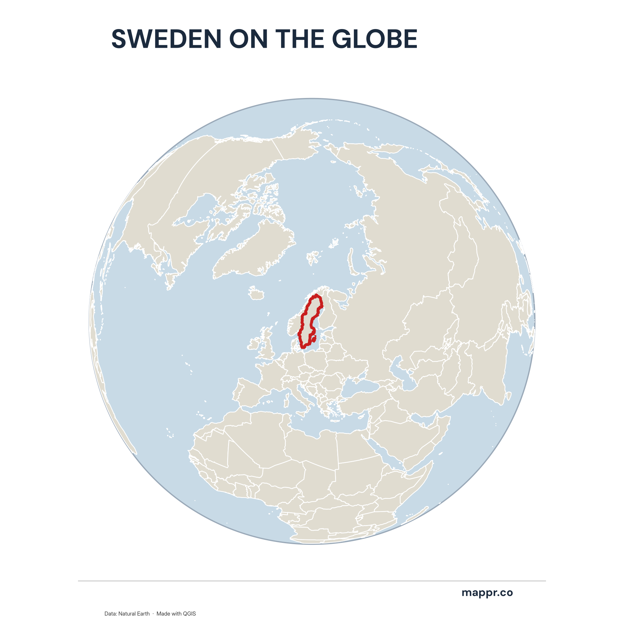 Sweden Maps — Free Printable Maps of Sweden | Mappr
