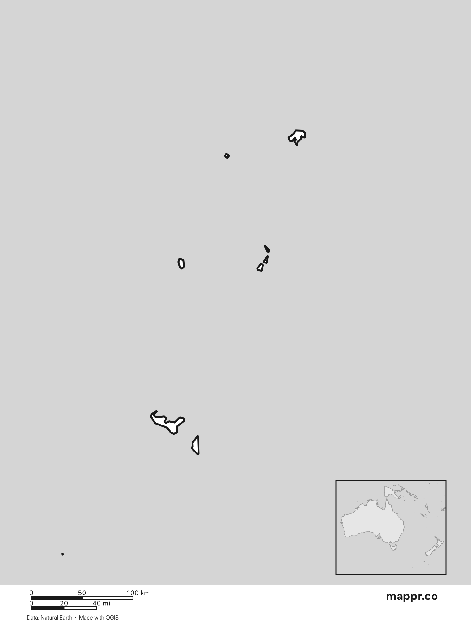 Tonga Maps — Free Printable Maps of Tonga | Mappr