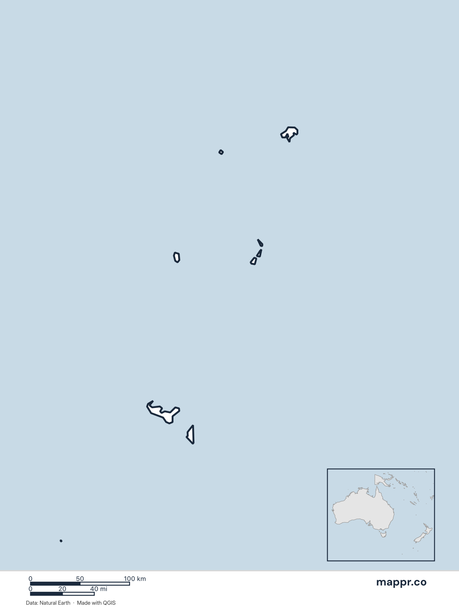 Tonga Maps — Free Printable Maps of Tonga | Mappr